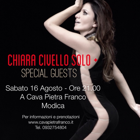 Chiara Civello il 16 agosto a Modica